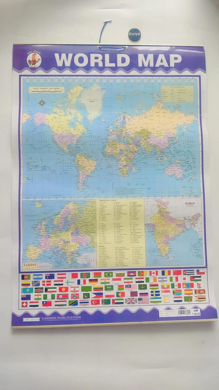 World Map Chart – Kuviyal